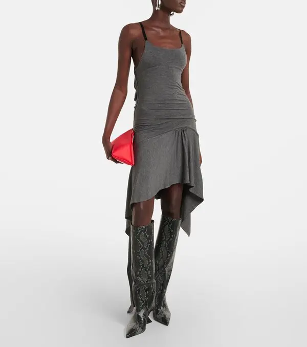 Attico Asymmetric Minidress