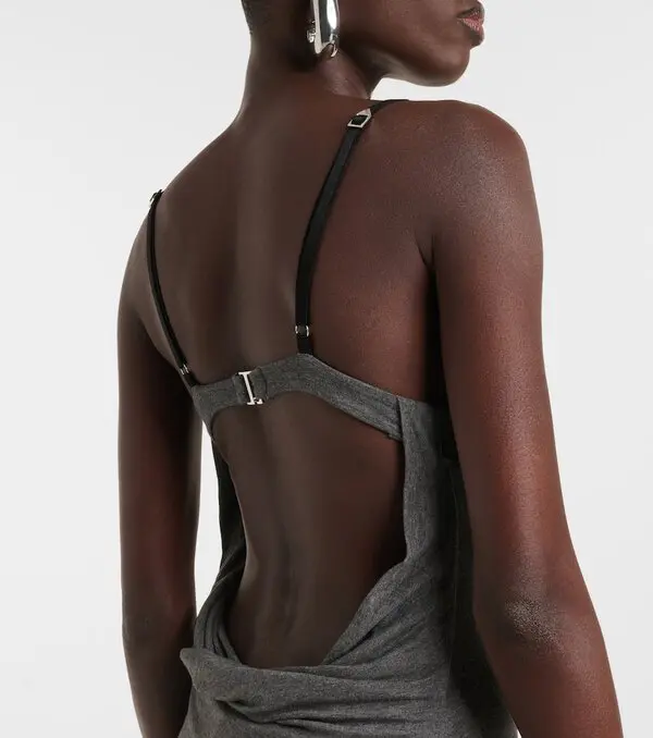 Attico Asymmetric Minidress