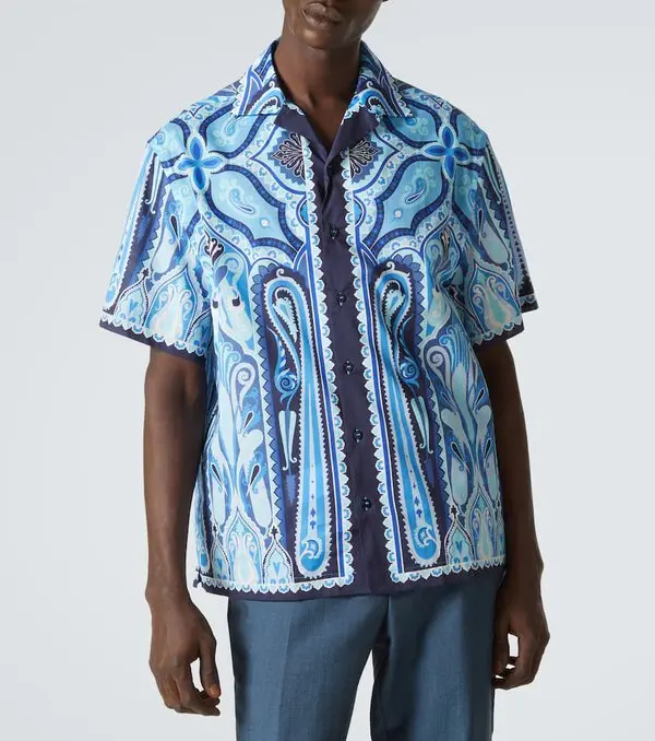 Etro Printed Cotton Bowling Shirt - Multicoloured