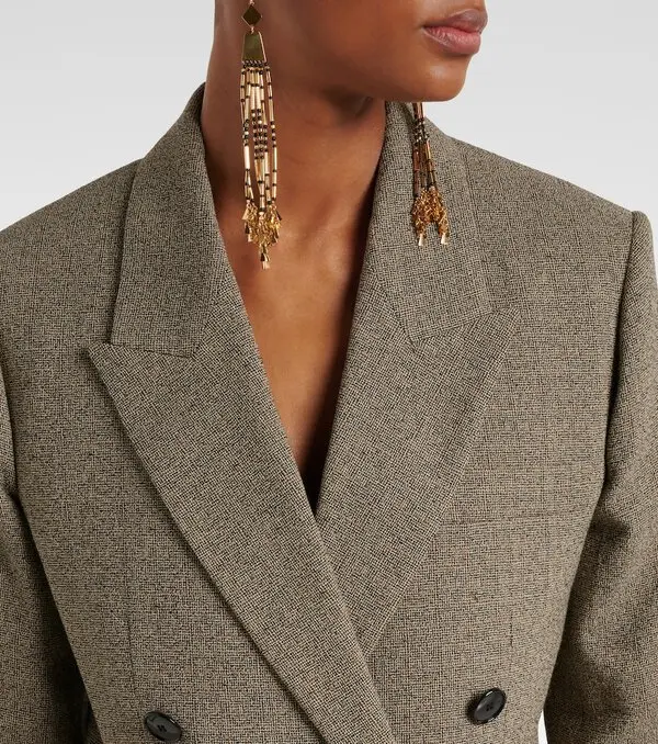 Isabel Marant Étoile Irma Plaid Blazer