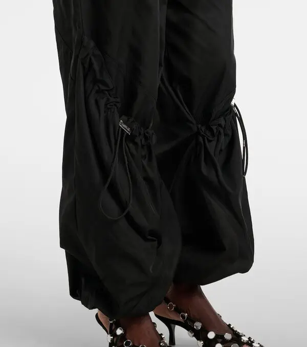 Attico Wide-leg Technical Pants