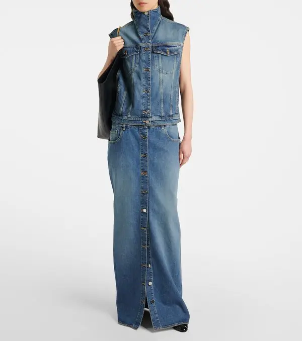 Alaïa Denim Vest