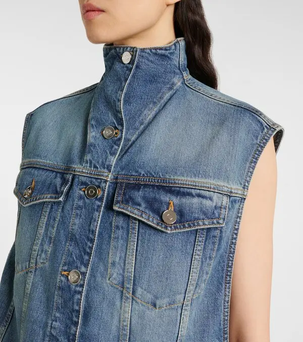 Alaïa Denim Vest