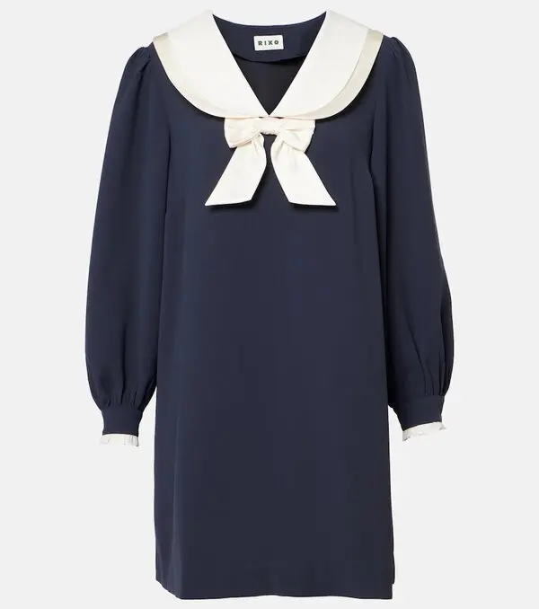 Rixo Halina Mini Dress - Blue