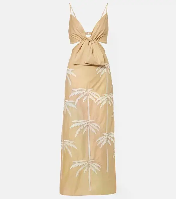 Johanna Ortiz Gold Dress | Editorialist