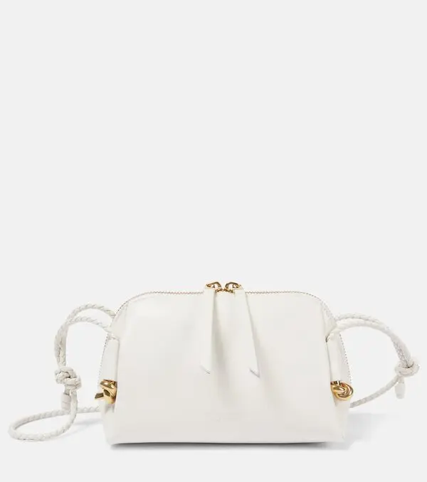 Bottega Veneta Concert Mini Crossbody Bag - White