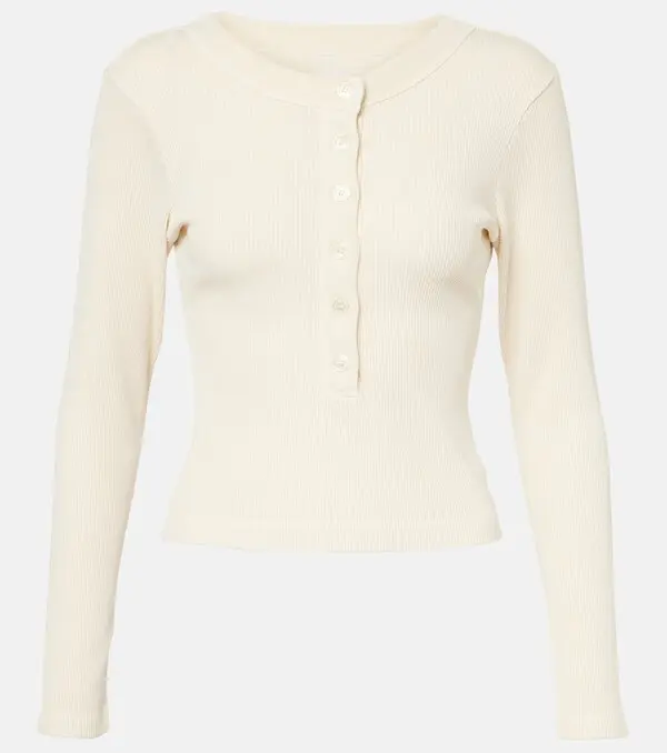 Citizens Of Humanity Varra Henley Shirt - Brown