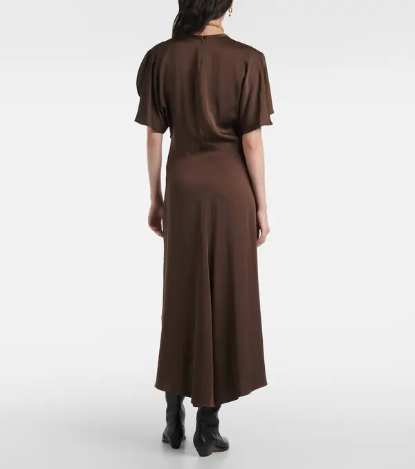Isabel Marant Étoile Keany Satin Midi Dress