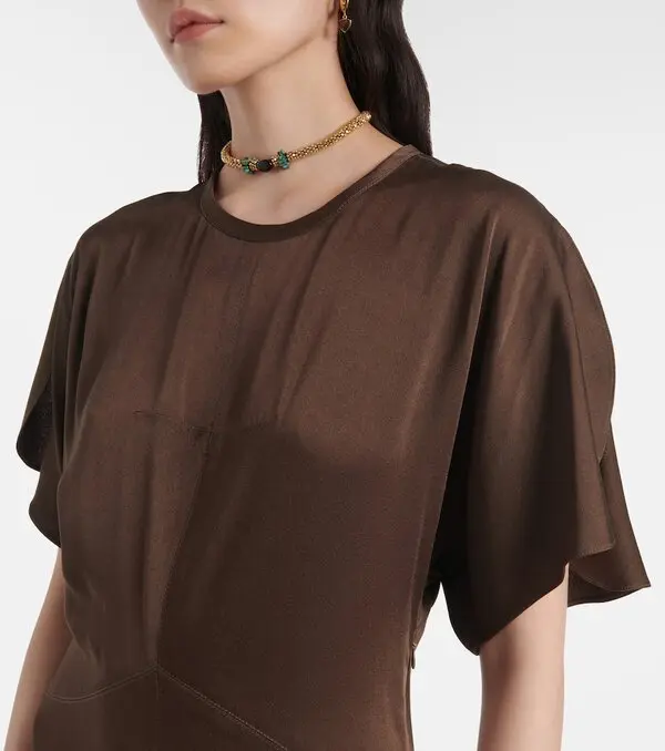Isabel Marant Étoile Keany Satin Midi Dress