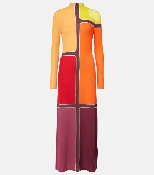 Gabriela Hearst Apollonis Maxi Dress - Multicoloured