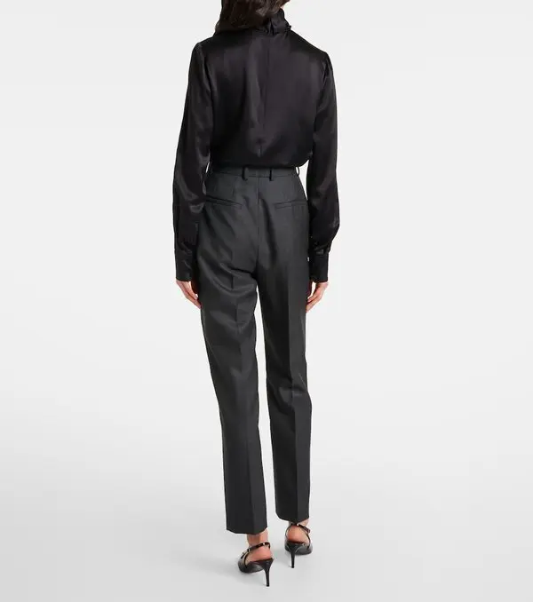 Dolce & Gabbana Wool Slim Trousers