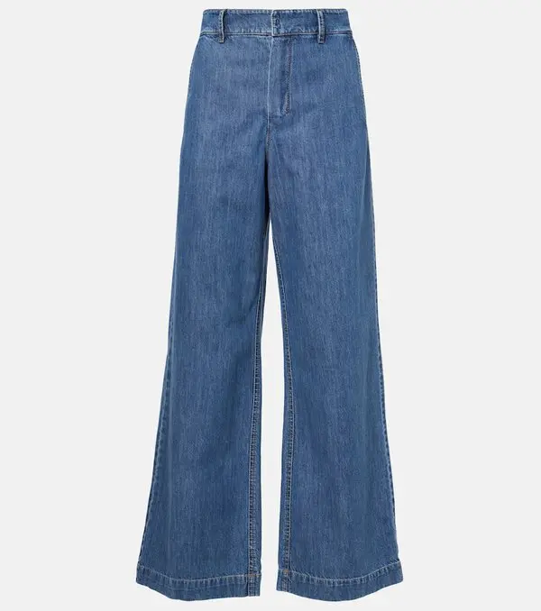 Max Mara Bjono Buono Wide-leg Jeans - Blue