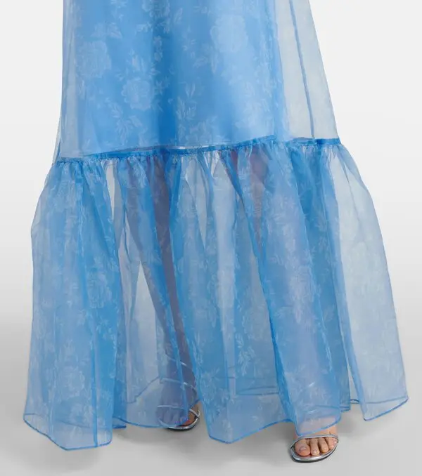 Staud Calluna Maxi Dress - Blue