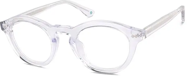 Zenni Vintage Round Eyeglasses - Clear