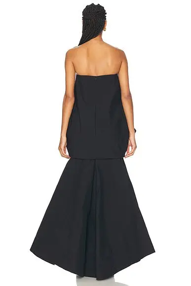 Christopher John Rogers Tie Front Bubble Gown