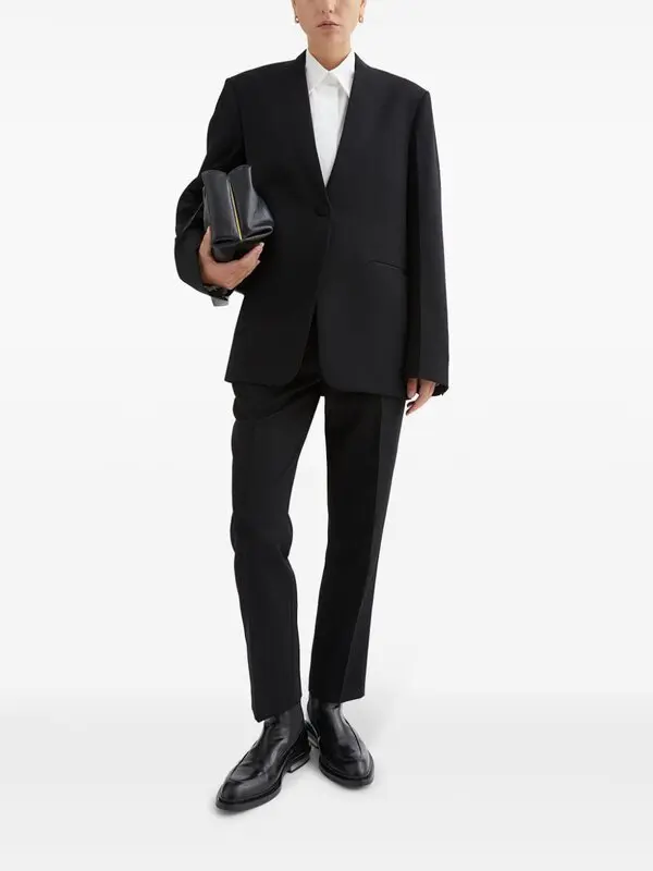 JIL SANDER Wool Blazer - Black