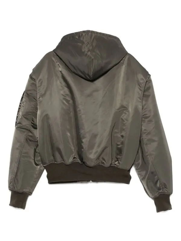 Entire Studios Broad Bomber Jacket In Green - 76% Off | Editorialist