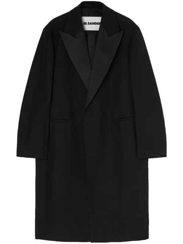 JIL SANDER Wool Tailored Coat