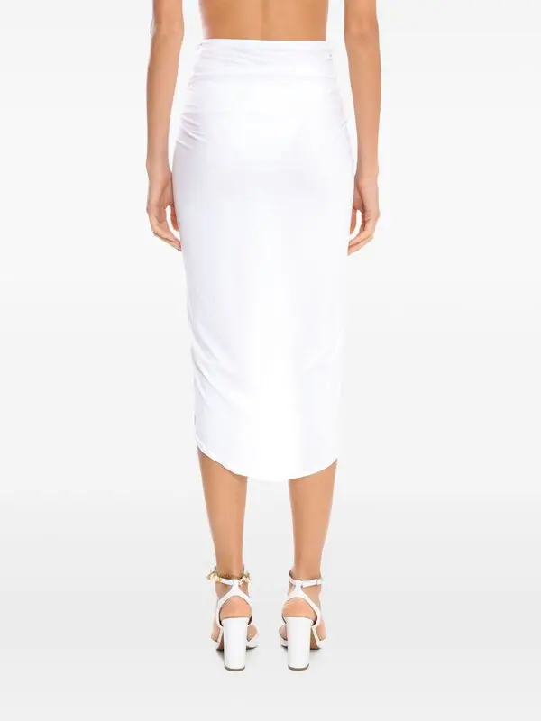 AMIR SLAMA Gathered Midi Skirt
