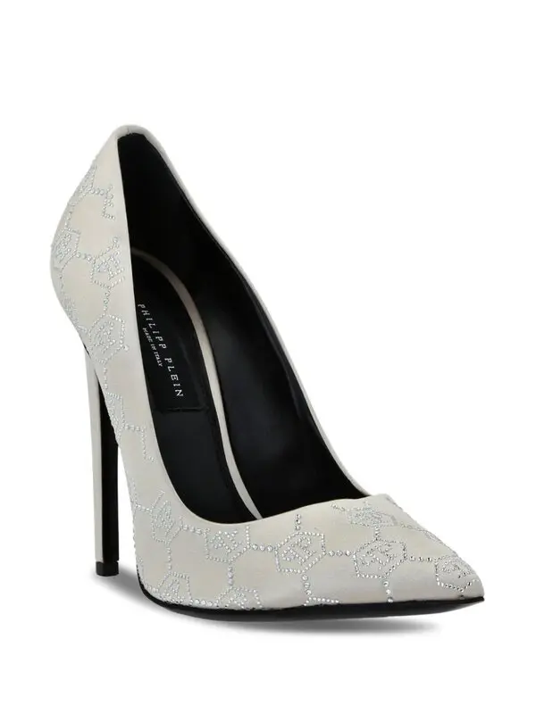 Philipp Plein Monogram Strass Pumps