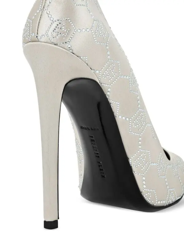 Philipp Plein Monogram Strass Pumps