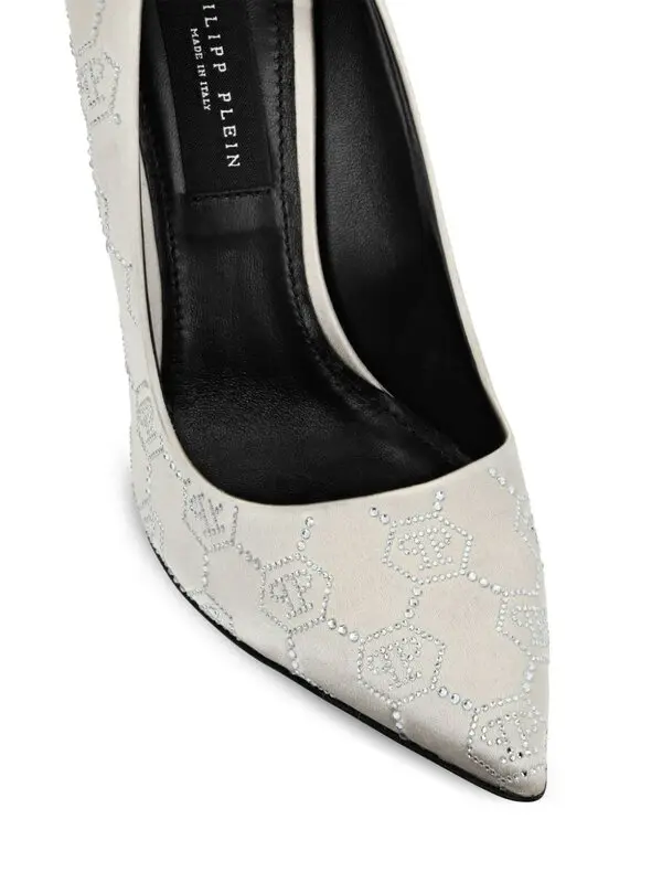 Philipp Plein Monogram Strass Pumps