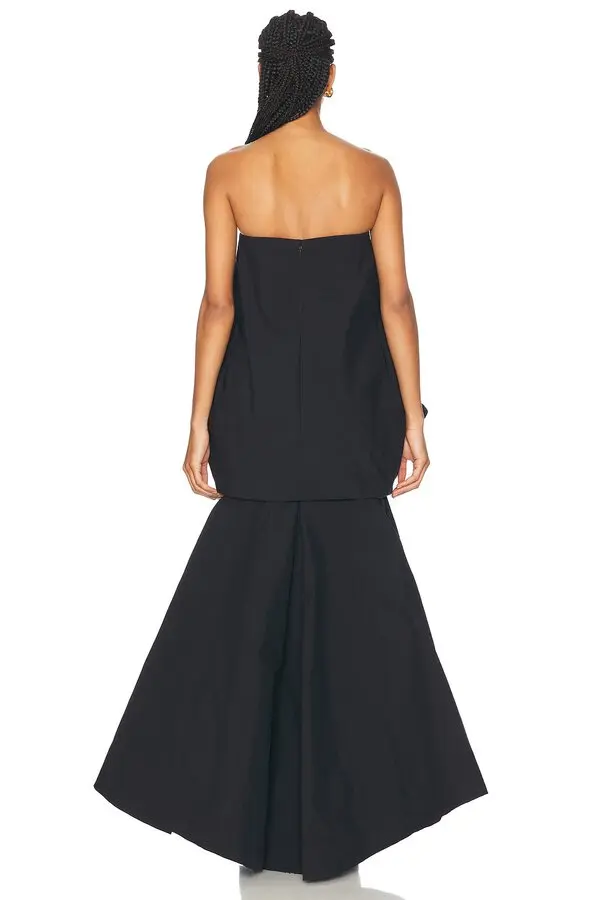 Christopher John Rogers Tie Front Bubble Gown