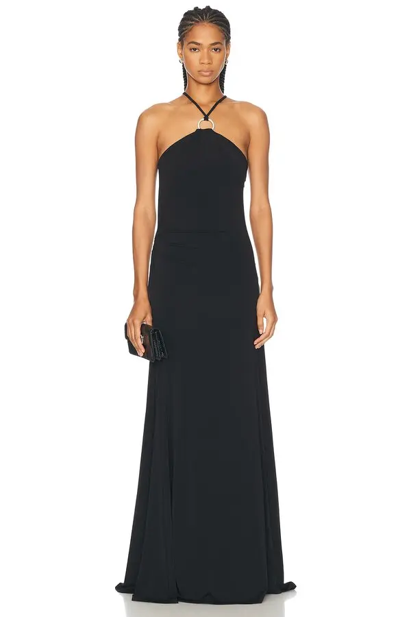 Tove Mika Halter Dress - Black | Editorialist