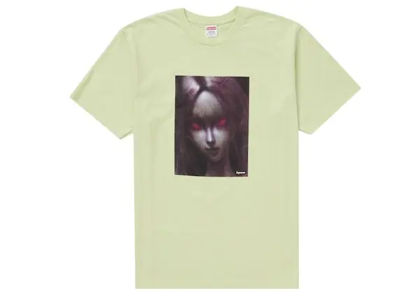 Supreme Red Eyes Tee Shirt - Pale Mint