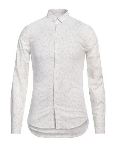 Armani Exchange Shirt Size Cotton, Elastane - White