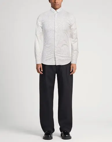 Armani Exchange Shirt Size Cotton, Elastane - White
