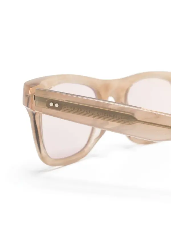 Brunello Cucinelli Wayfarer Sunglasses - Neutrals