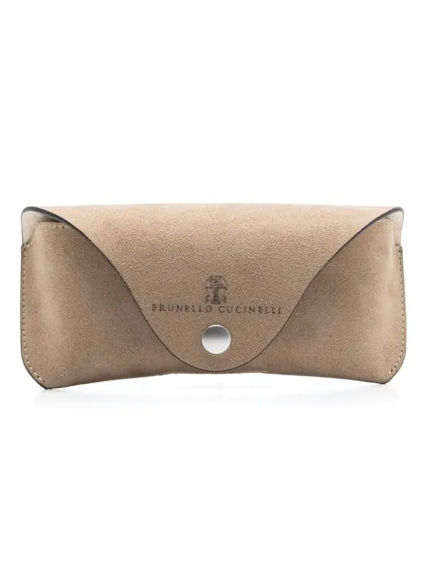 Brunello Cucinelli Wayfarer Sunglasses - Neutrals