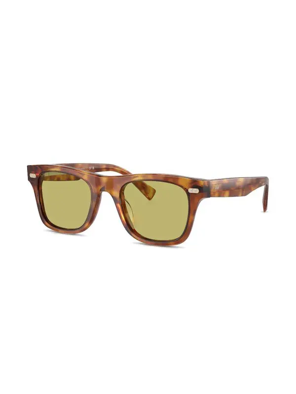 Brunello Cucinelli Square-frame Sunglasses - Brown