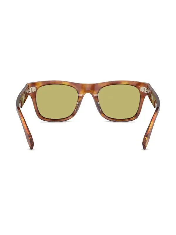 Brunello Cucinelli Square-frame Sunglasses - Brown