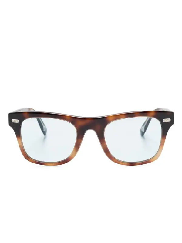 Brunello Cucinelli Wayfarer-frame Sunglasses - Brown