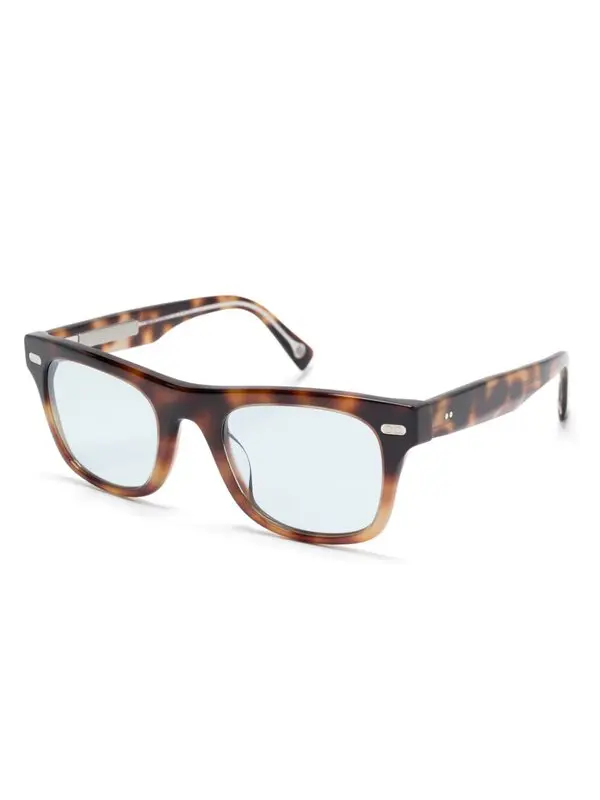Brunello Cucinelli Wayfarer-frame Sunglasses - Brown