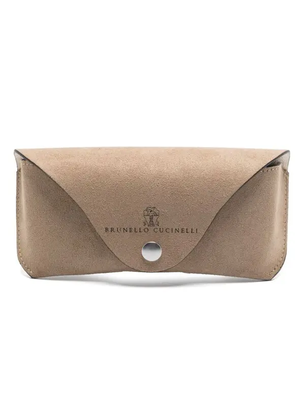 Brunello Cucinelli Wayfarer-frame Sunglasses - Brown