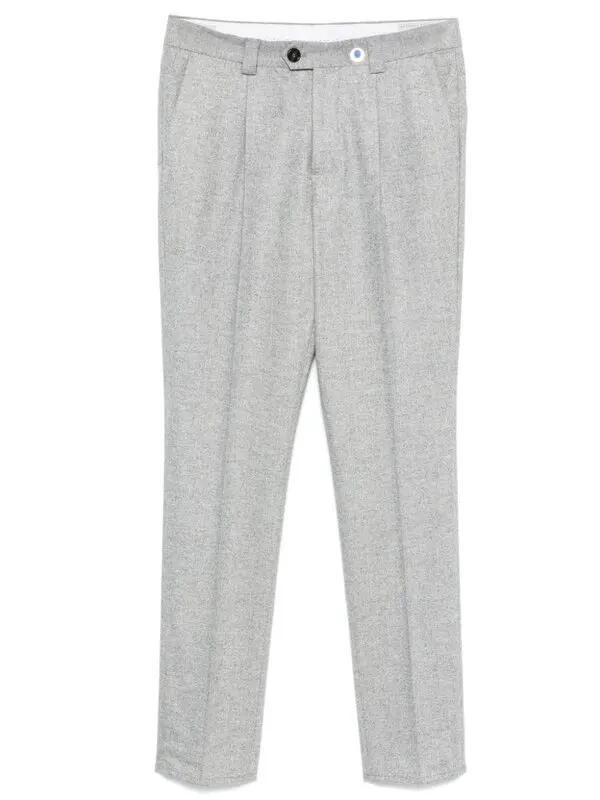 Brunello Cucinelli Herringbone-pattern Trousers