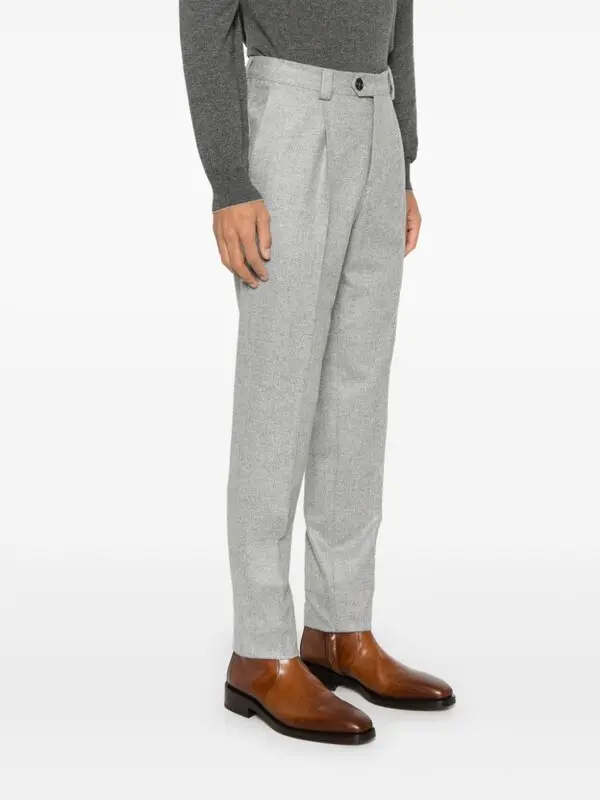 Brunello Cucinelli Herringbone-pattern Trousers