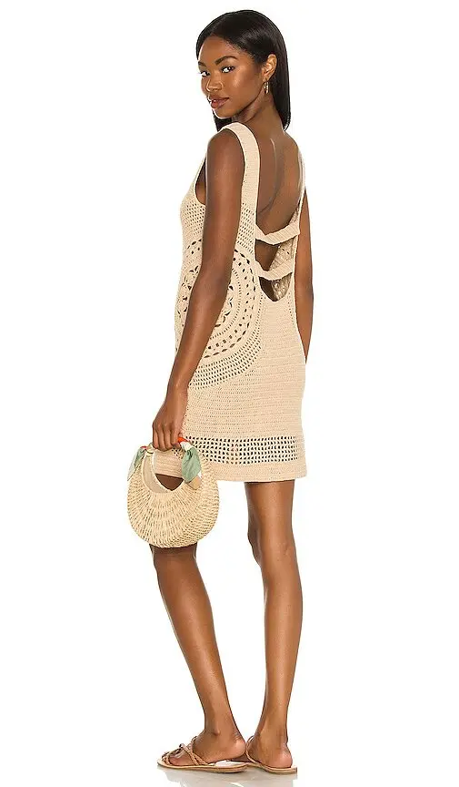 House Of Harlow 1960 X Revolve Aylah Crochet Dress - Tan