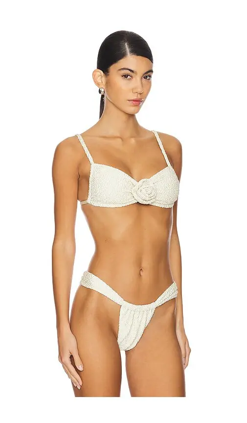 MONTCE Rosa Devin Bikini Top - Oat Texture