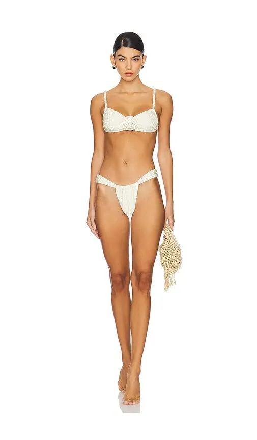 MONTCE Rosa Devin Bikini Top - Oat Texture