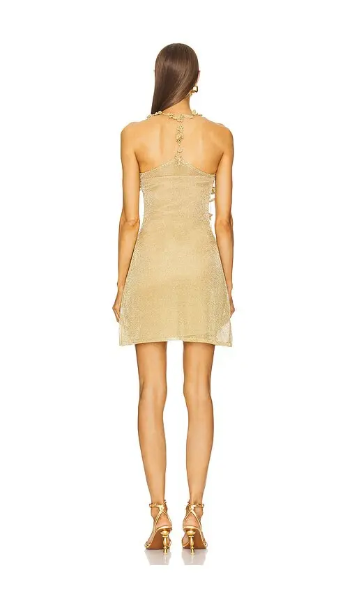 gaia metallic gold strapless dress Gaia Bubble Dress – Capsule Moda