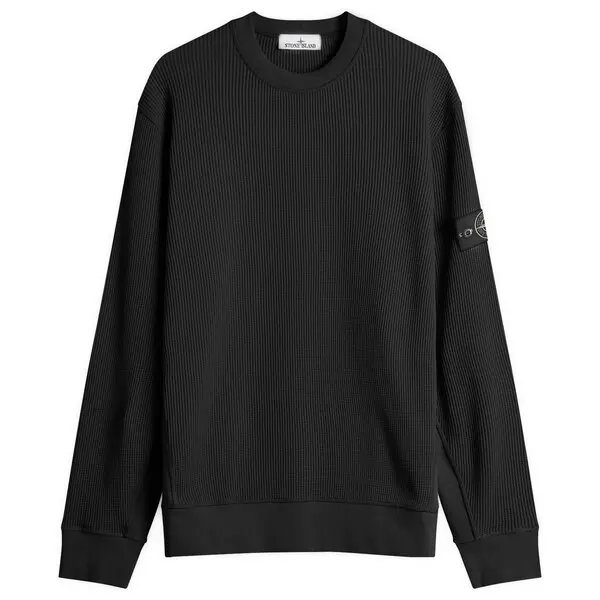 Stone Island Waffle Crew Neck Sweatshirt