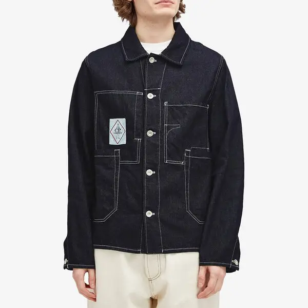 C.P. Company 3/1 Chore Jacket - Denim | Editorialist