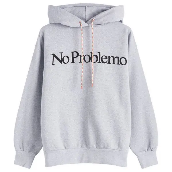 NO PROBLEMO Hoodie - Grey Marl