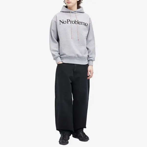 NO PROBLEMO Hoodie - Grey Marl