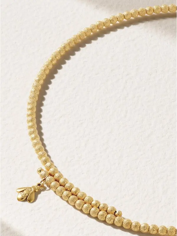 Carolina Bucci Florentine 18-karat Beaded Choker