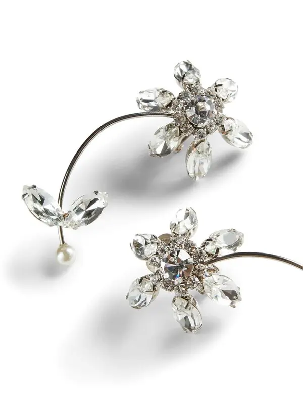 Dsquared2 Floral Crystal Earrings